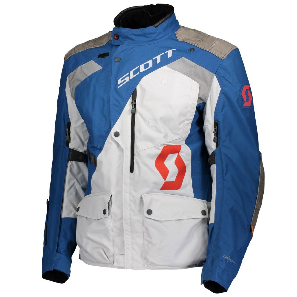 Scott Dualraid Dryo Jacket Blue/Grey – MotoHeaven
