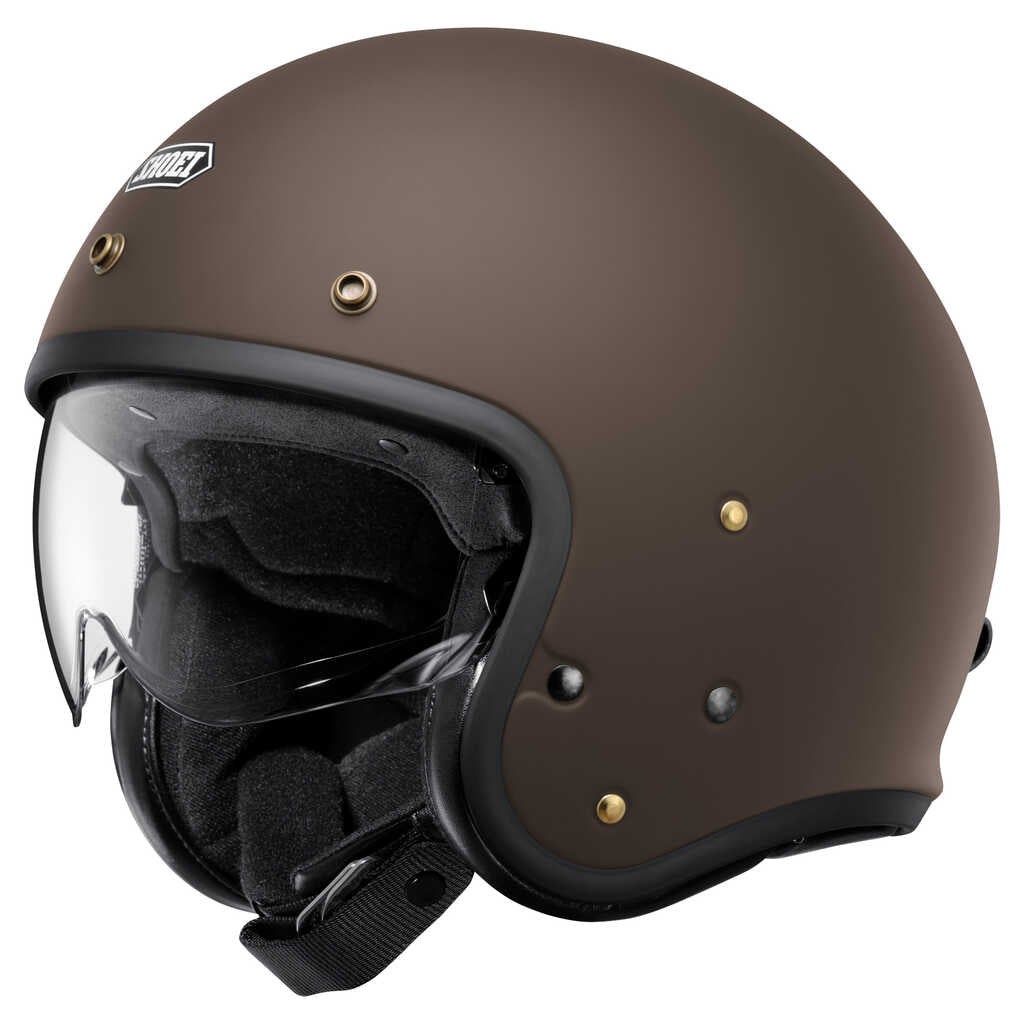 Shoei J.O2 Open Face Helmet - Matt Brown – MotoHeaven