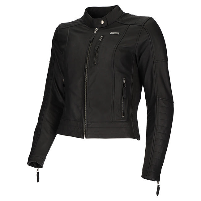 Argon Angel Woman's Leather Jacket - Black – MotoHeaven