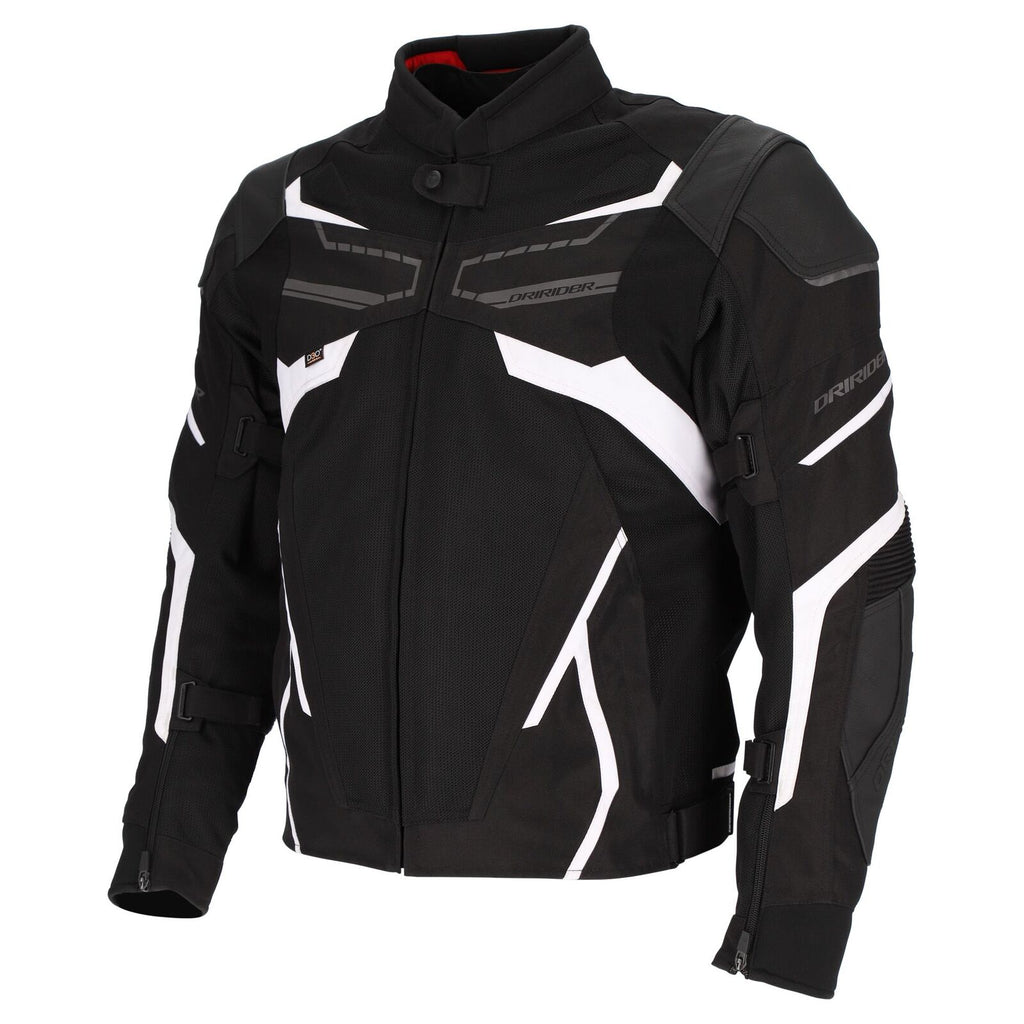 Dririder Climate Control EXO 4 Jacket - Black/White – MotoHeaven