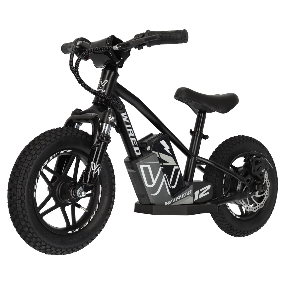 Wired MKII 12 Inch Electric Balance Bike - Matt Black – MotoHeaven