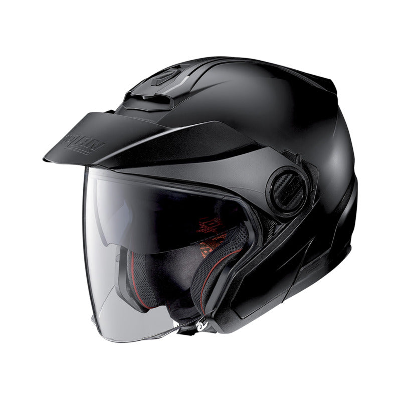 Nolan N40-5 Open Face + Peak Classic Helmet - Flat Black – MotoHeaven