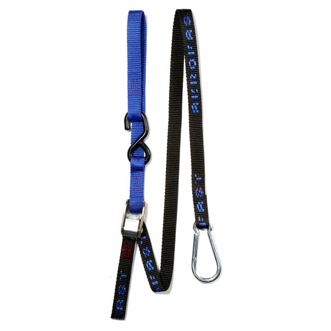 Aerofast MC2K Tiedown - 25mm Karabiner Hook - Blue/Black – MotoHeaven