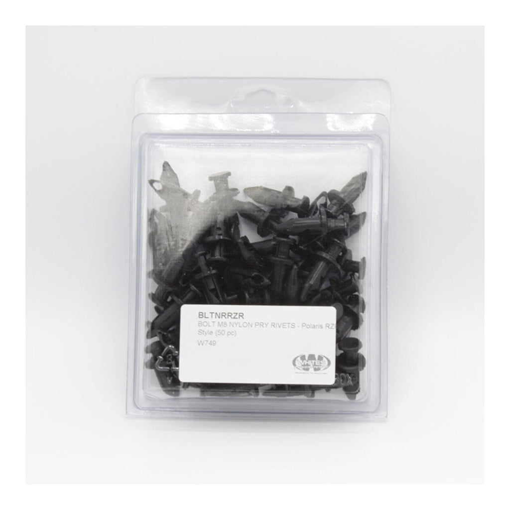 Bolt M8 Nylon Pry Rivets Polaris RZR Style (Pack of 50) – MotoHeaven