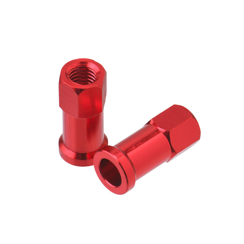 DRC Rim Lock Nuts 2 Pcs - Red – MotoHeaven