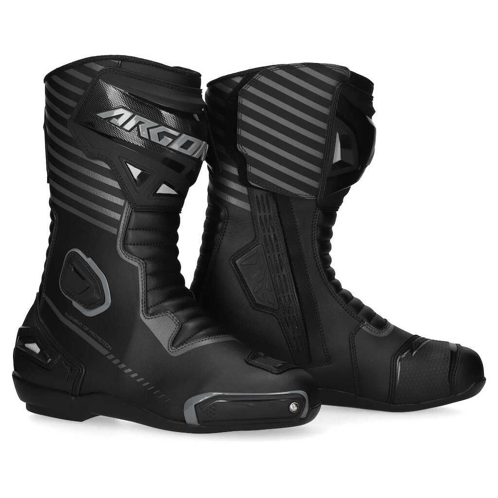 Argon Evade Boot - Black/Grey – MotoHeaven