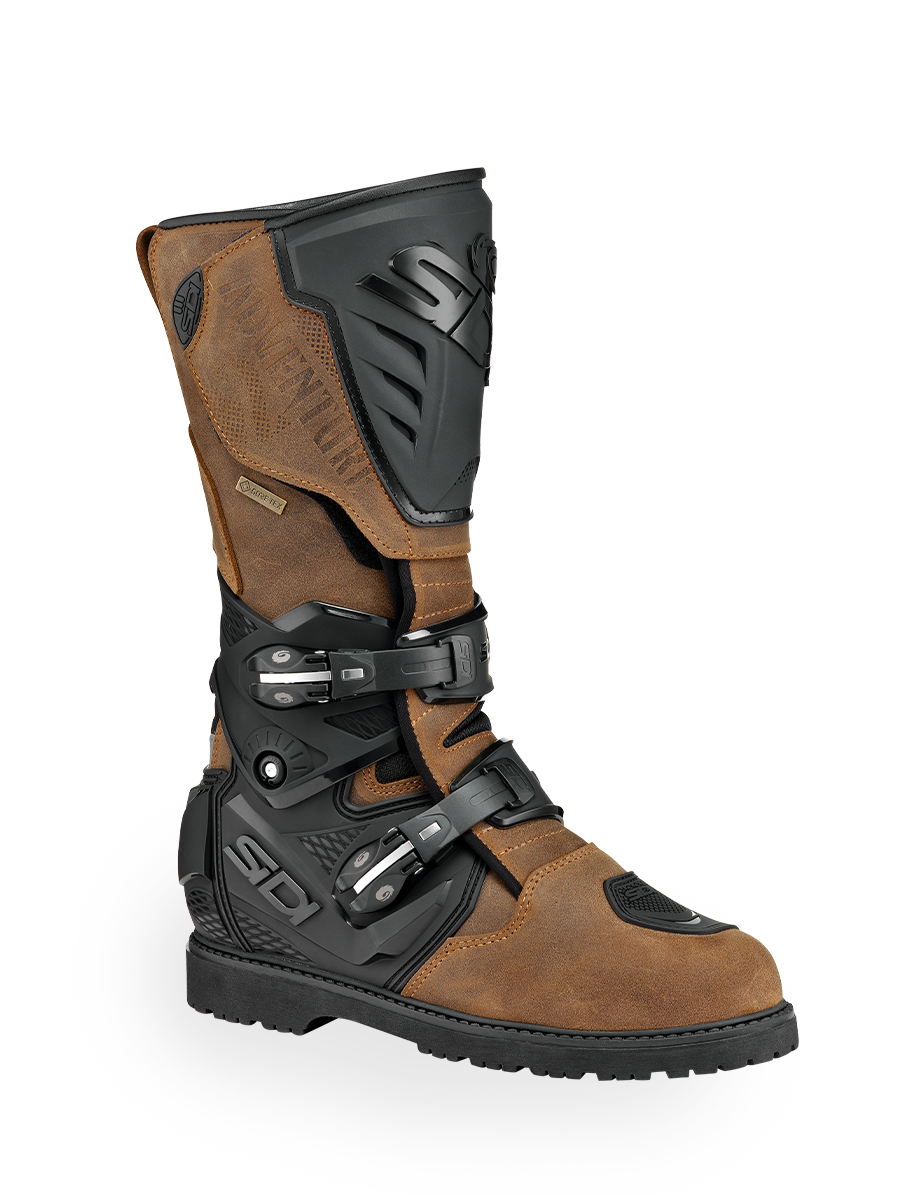 SIDI Adventure 2 Gore-Tex Motorcycle Boots - Tobacco – MotoHeaven