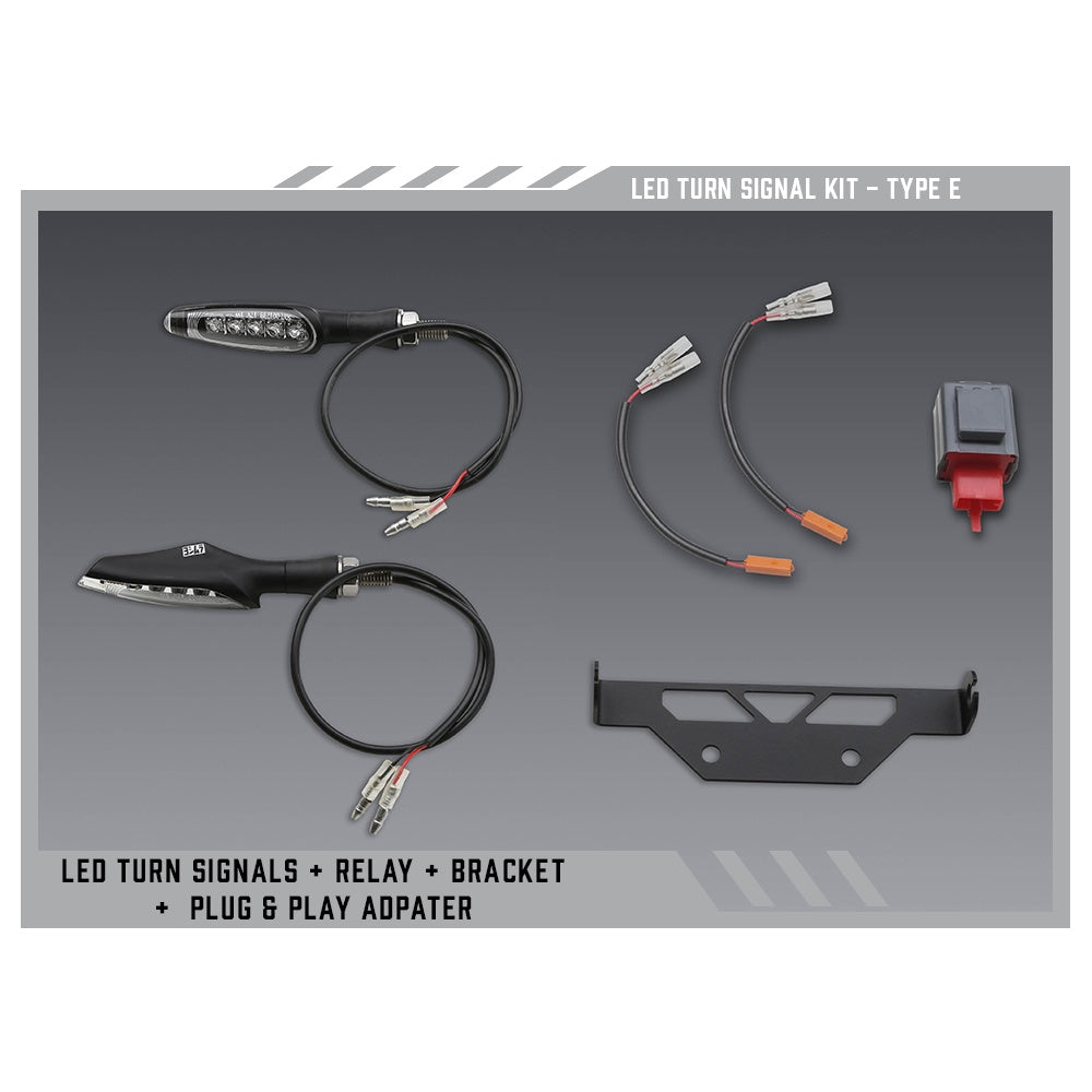 Yoshimura Type E Standard LED Signal Kit for V2 Fender Eliminators ...