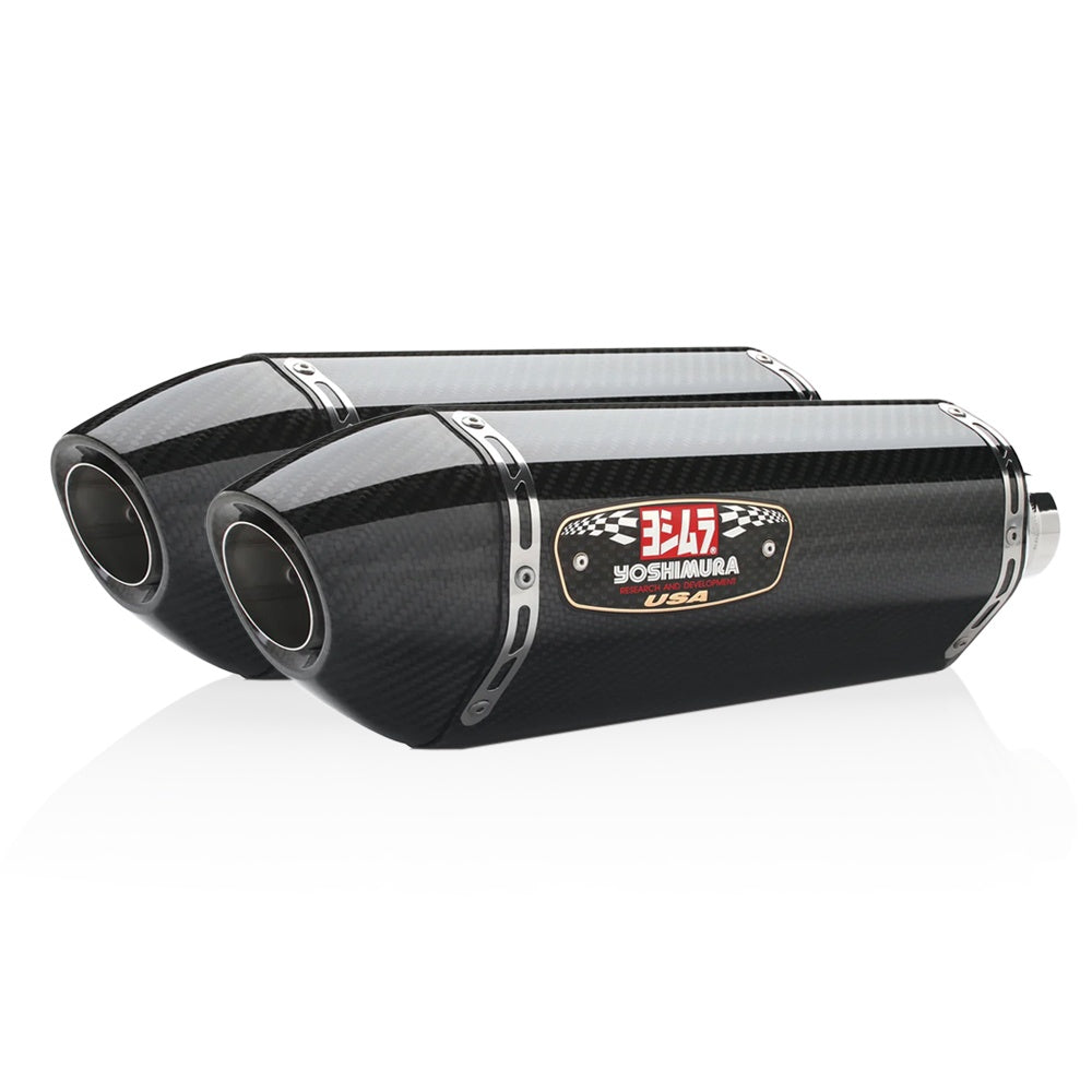 Yoshimura ZX-14R 12-23 Race R-77 Stainless Slip-On Exhaust, w/ Carbon ...