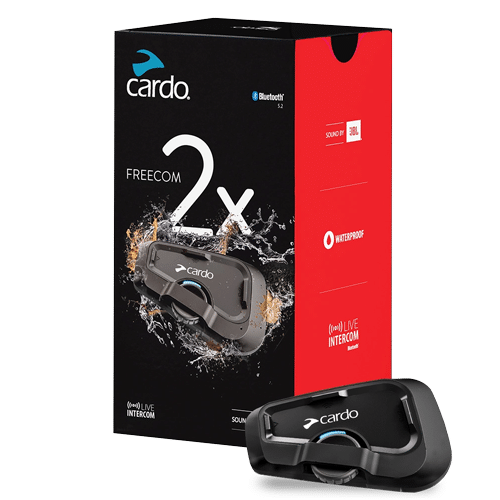 Cardo FREECOM 2X (JBL Audio) Bluetooth Intercom – MotoHeaven