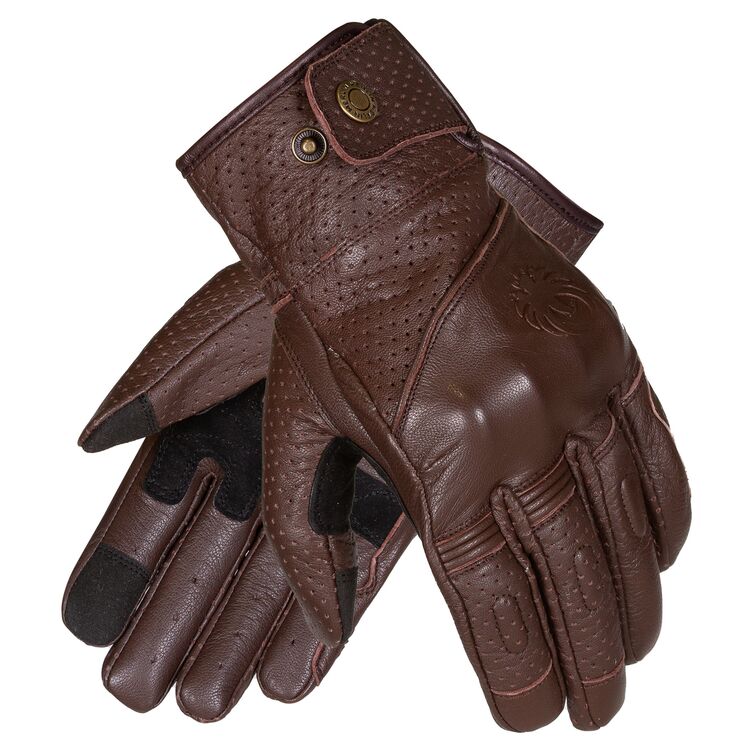 Merlin Legacy D3O Leather Gloves - Dark Brown – MotoHeaven