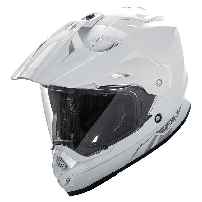 Fly Racing Trekker V2 Motorcycle Helmet - White – MotoHeaven