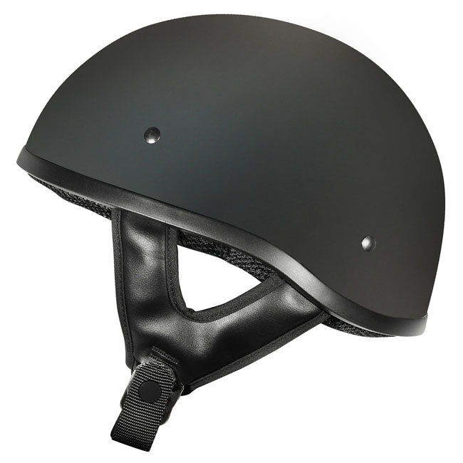 Dririder Street Shorty Open Face Helmet - Flat Black No Peak – MotoHeaven
