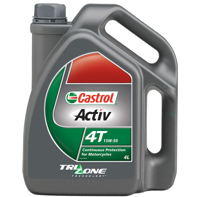 Castrol Activ 4T 15W-50 Engine Oil 4 Litre – MotoHeaven