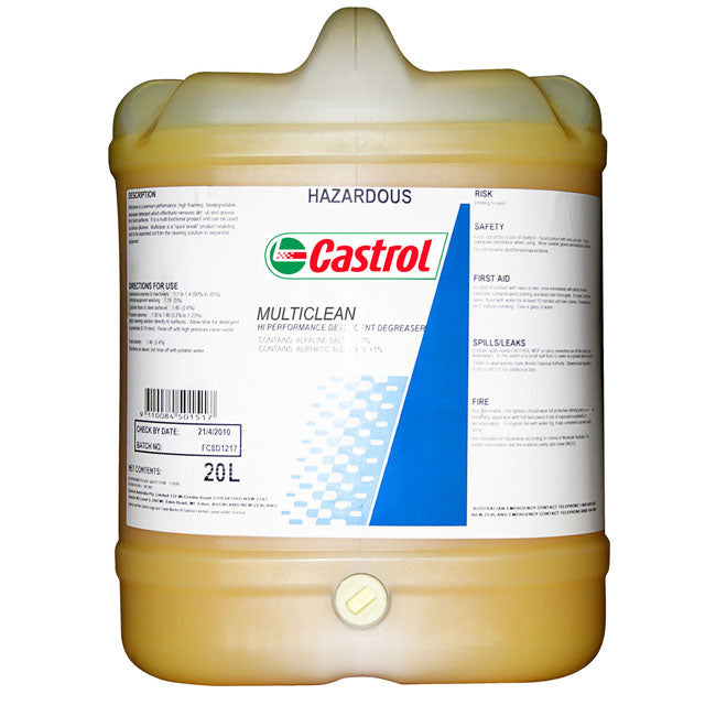 Castrol Multi-Clean Cleaner 20 Litre – MotoHeaven