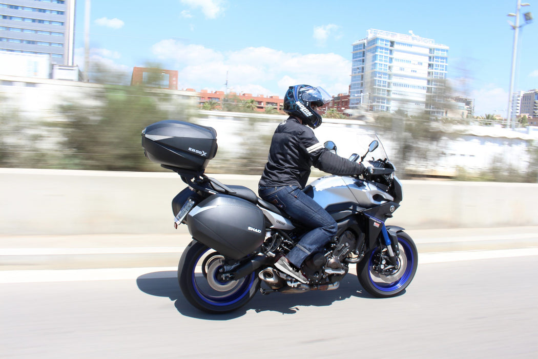 Shad SH58X Expandable Top Case - Carbon — MotoHeaven