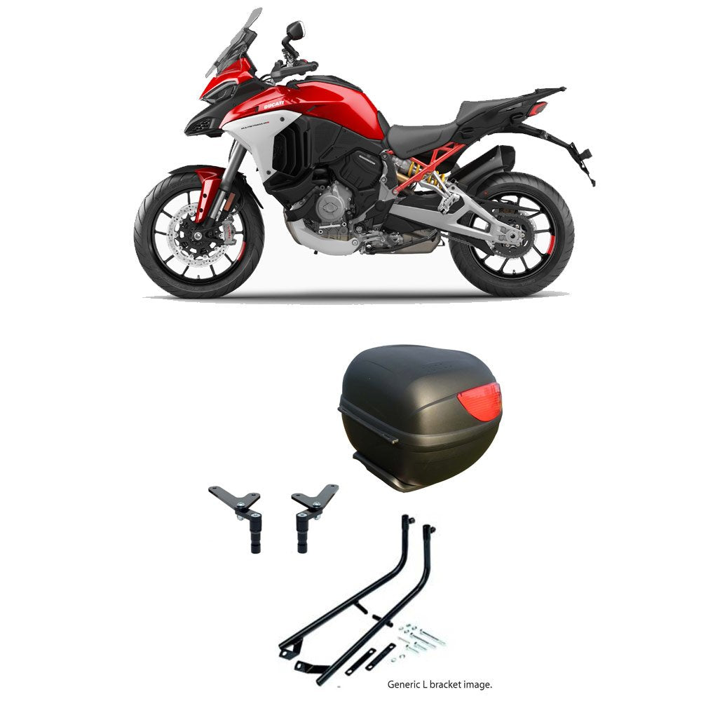 Ventura Astro 32L Topbox Kit Ducati Multistrada V4, V4S, V4S Sport 202 ...