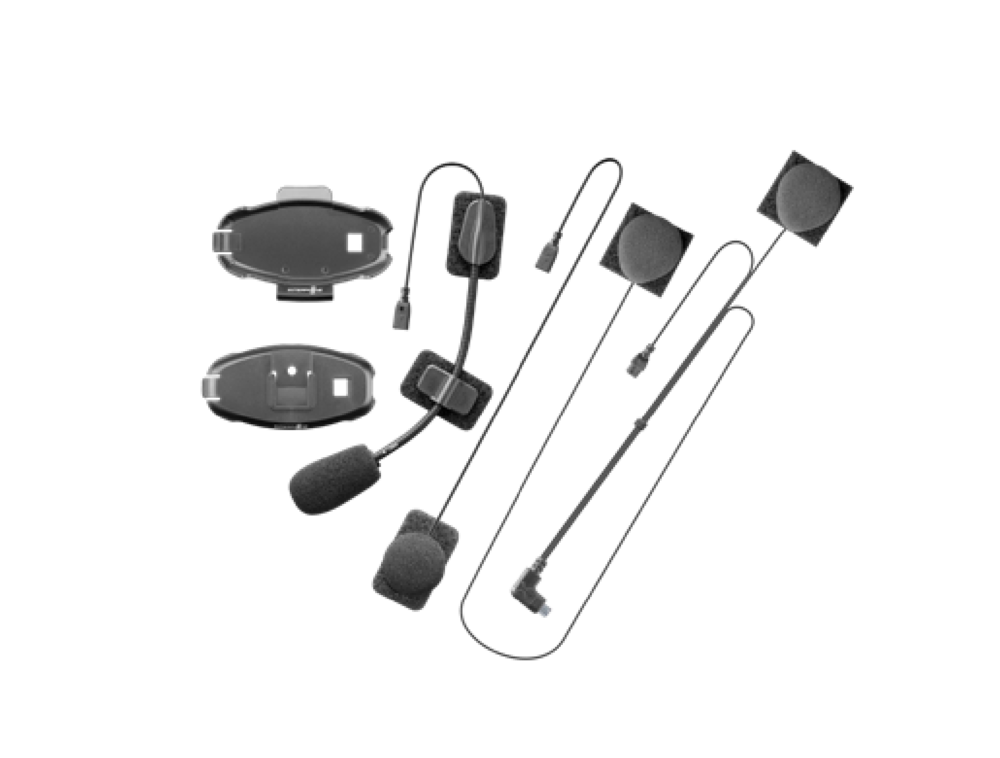 Interphone Universal Audio Kit w/Flat Jack for Active/Connect Series ...