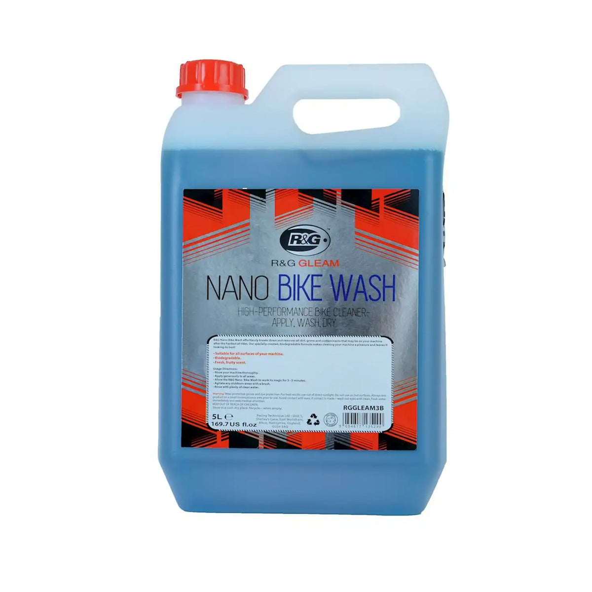 R&G Gleam Nano Bike Wash 5L — MotoHeaven