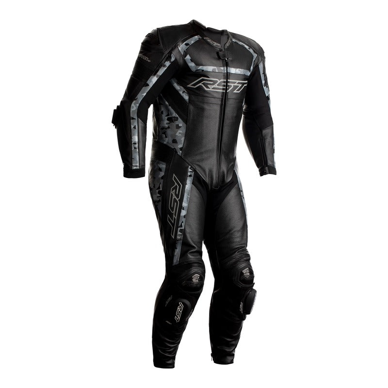 RST Tractech Evo R 1 Piece Leather Suit - Black/Camo – MotoHeaven